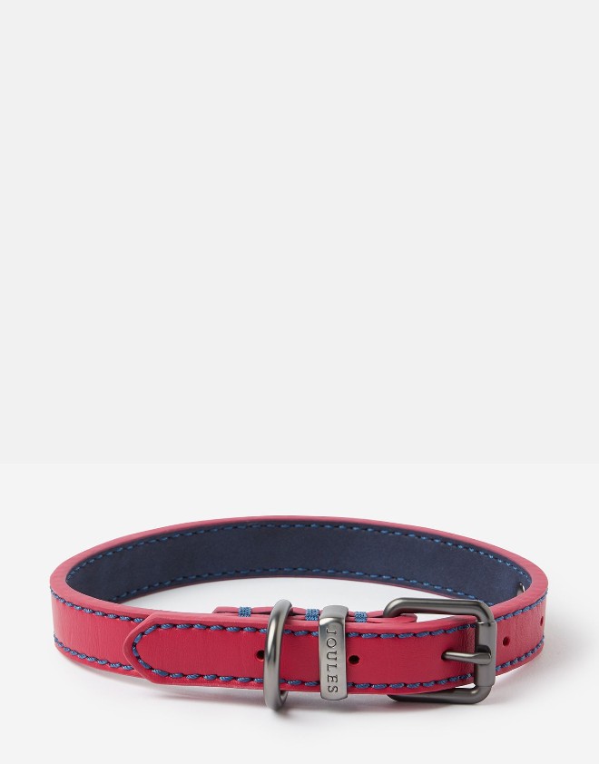 Joules Pink Leather Collar | Torne Valley